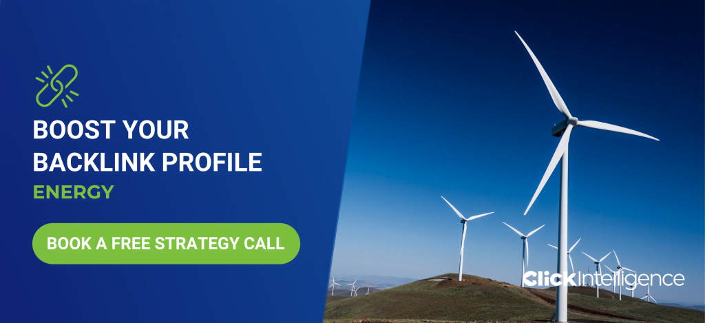 Energy Link Building Strategies - Click Intelligence