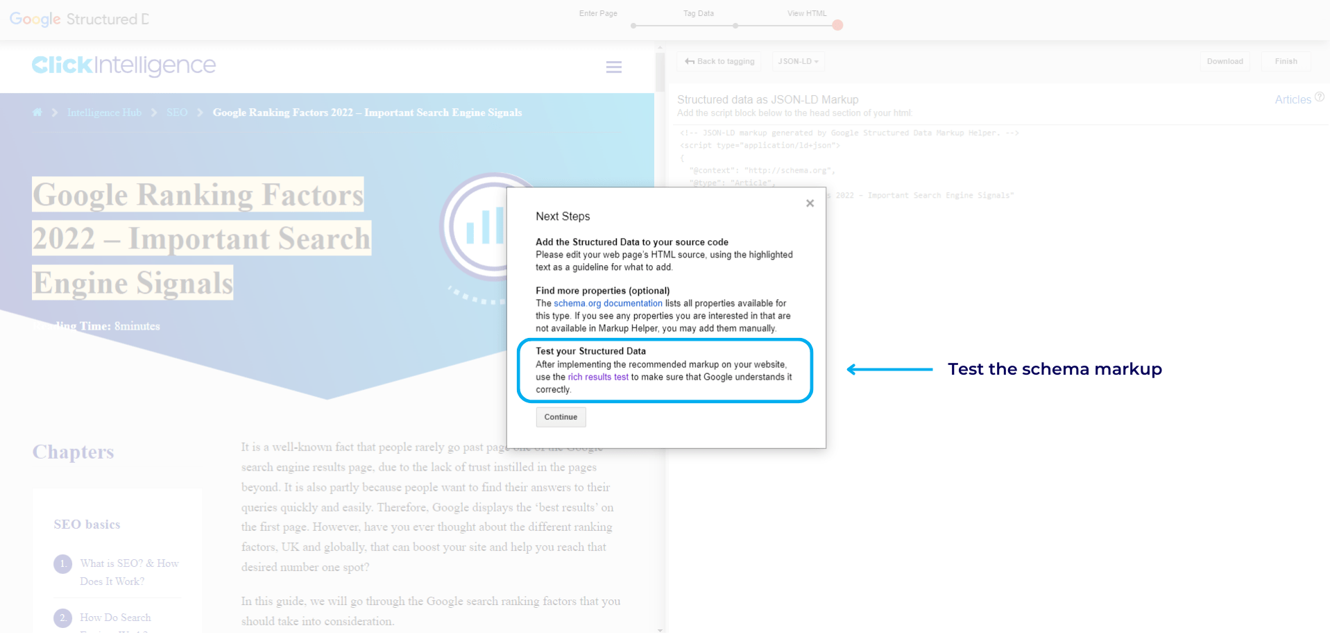 Schema Markup Cheat Sheet - Click Intelligence